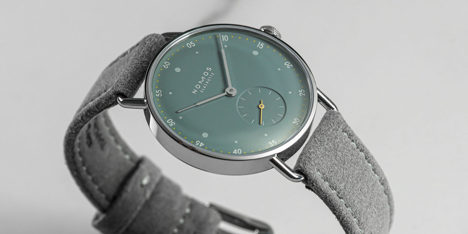 A Week with the NOMOS Glashütte Metro 33 Sage | WatchGecko