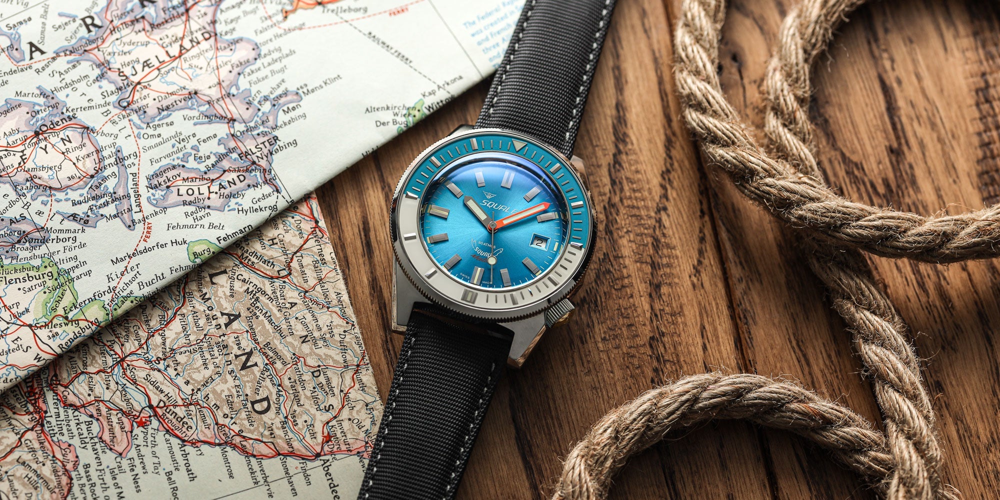 Hands on with Squale Matic Light Blue 60 ATMOS | WatchGecko