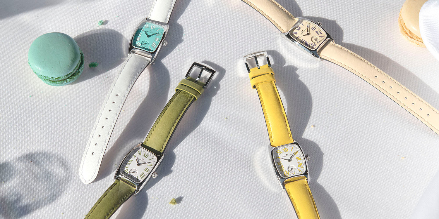 Hamilton Boulton Macaron Watch Collection | WatchGecko