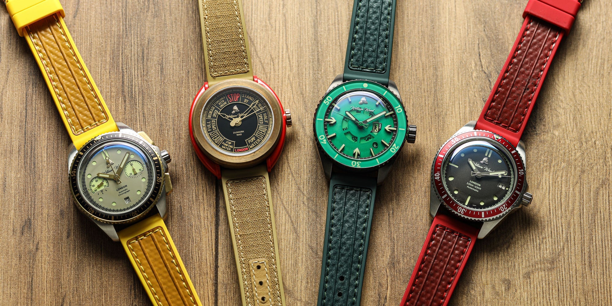 William Wood Watches Collection Overview | WatchGecko