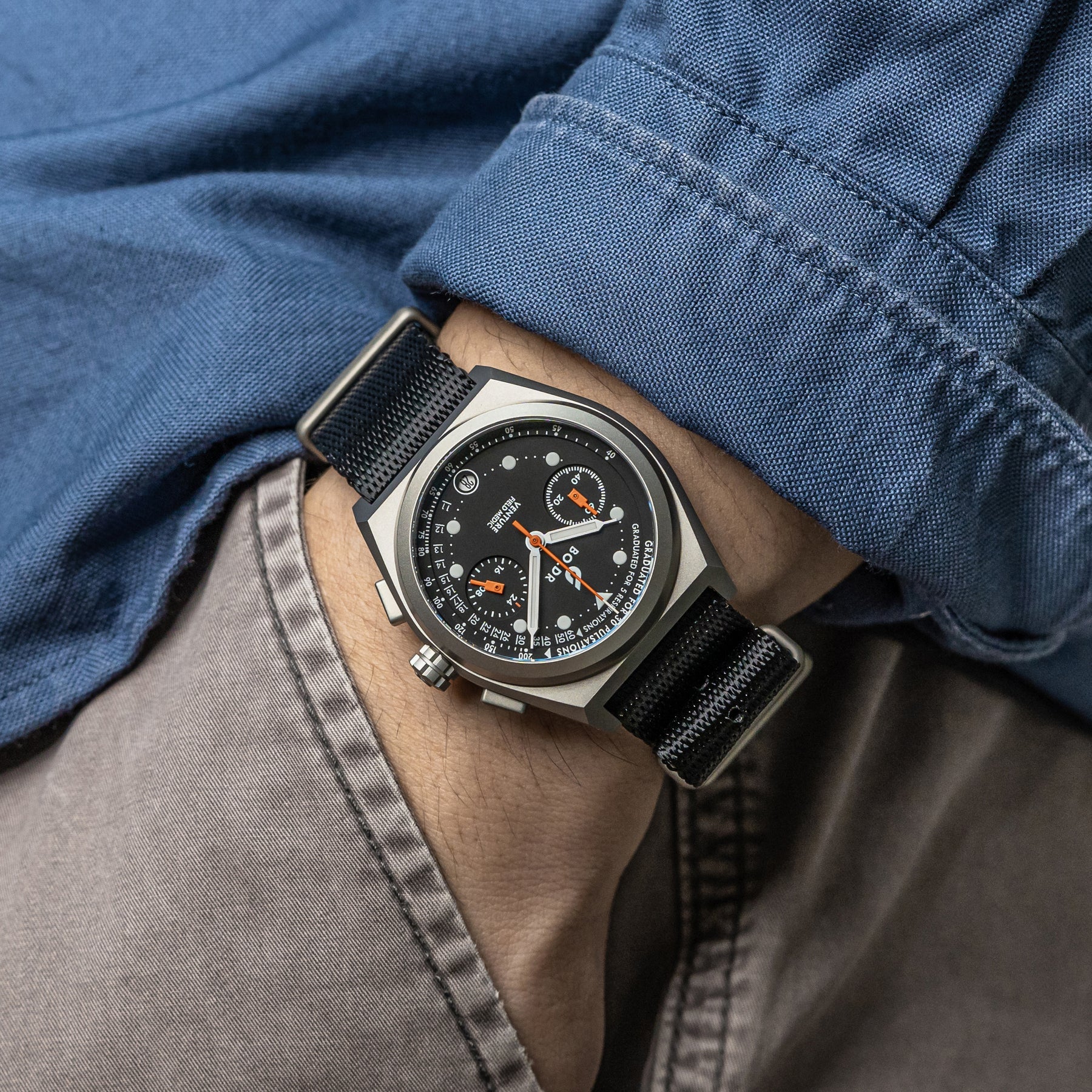 Boldr Venture Field Medic Chronograph Watch Field Medic I | WatchGecko