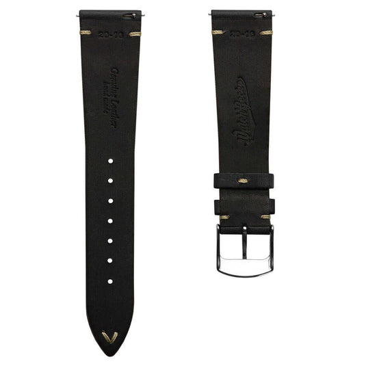 Genuine Horween Chromexcel® V-Stitch Leather Watch Strap - Chromexcel ...