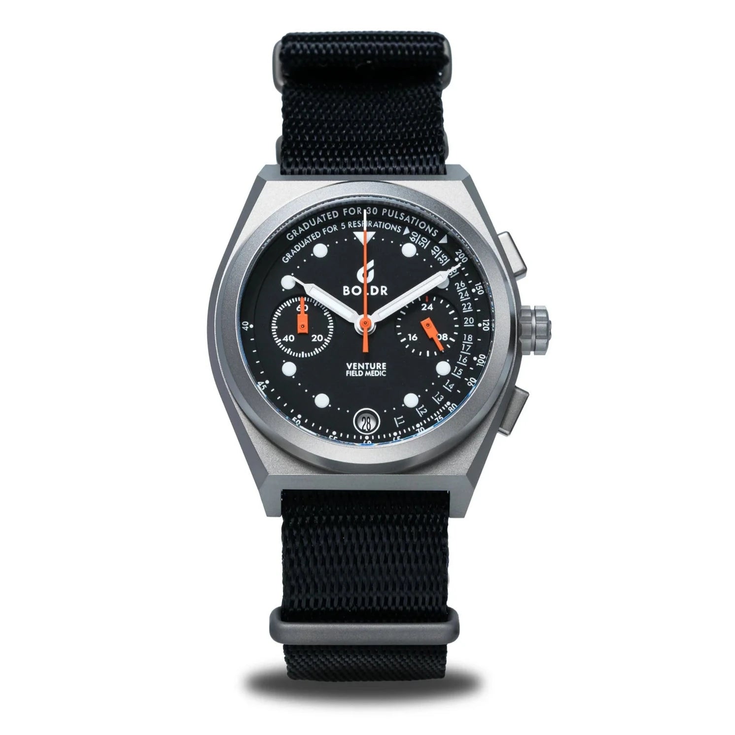Boldr Venture Field Medic Chronograph Watch Field Medic I | WatchGecko