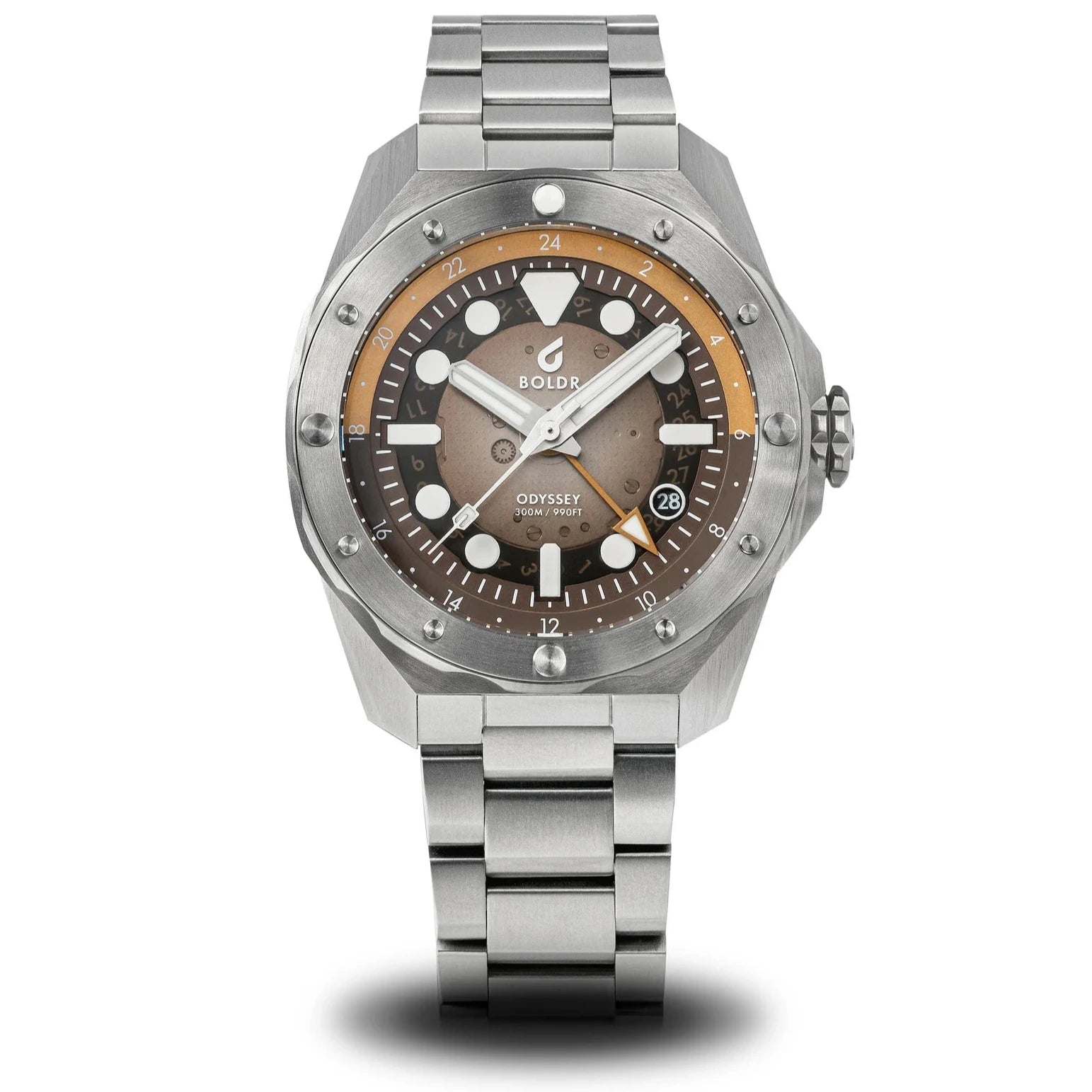 Boldr Odyssey Titanium Dive Watch 40mm Ember | WatchGecko
