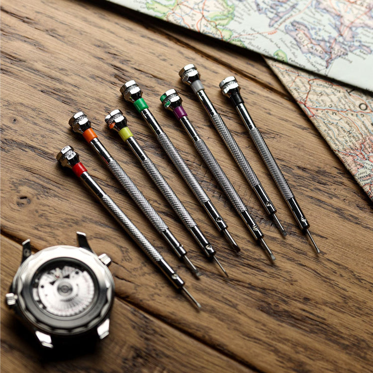 Watchmaker's 7 Piece Screwdriver Set | WatchGecko