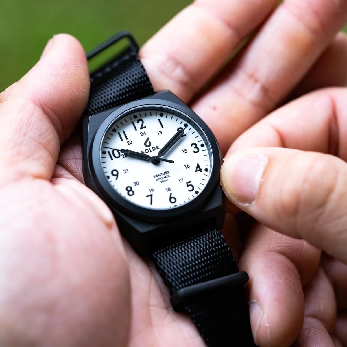 Boldr Venture Automatic Field Watch - Blue Moon | WatchGecko