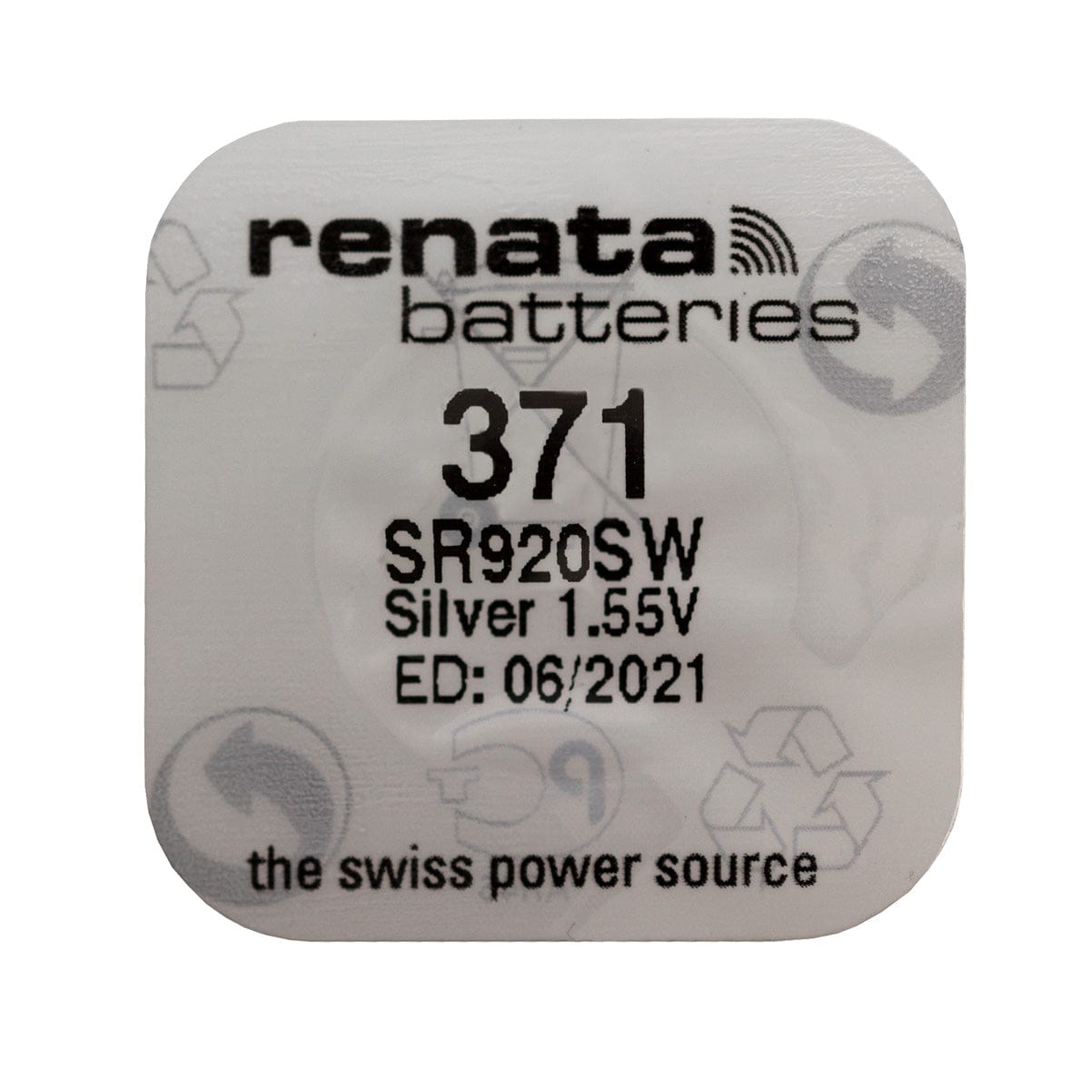 Renata 371 Battery for Ronda 715 Watch Movement | WatchGecko