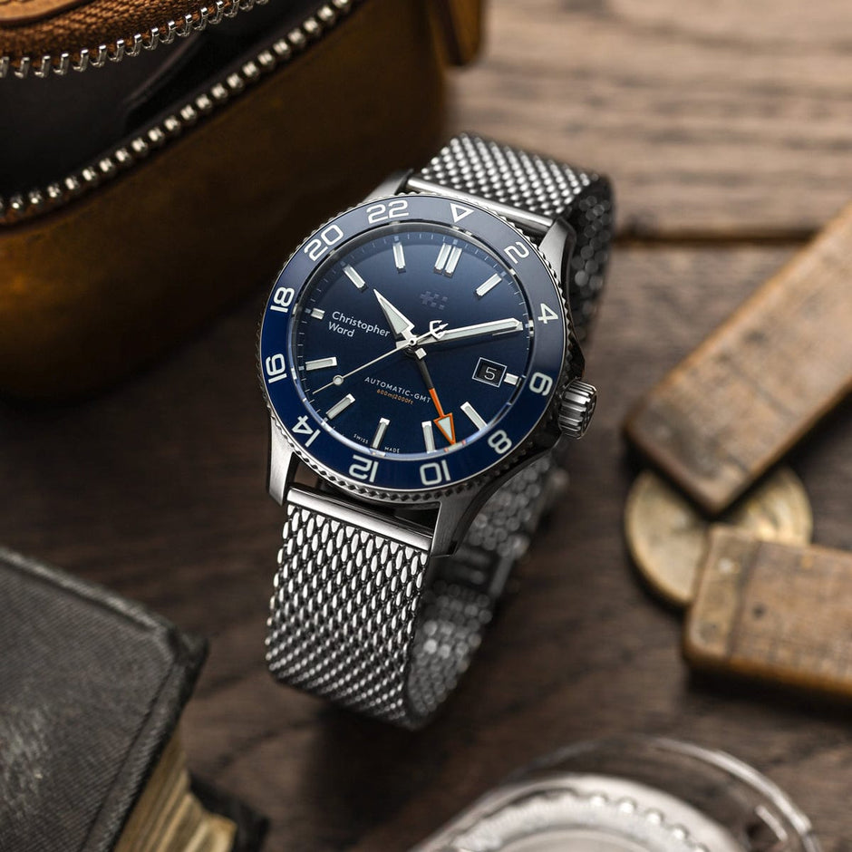 22mm Watch Straps / Watch Bands in Leather, Rubber & Metal