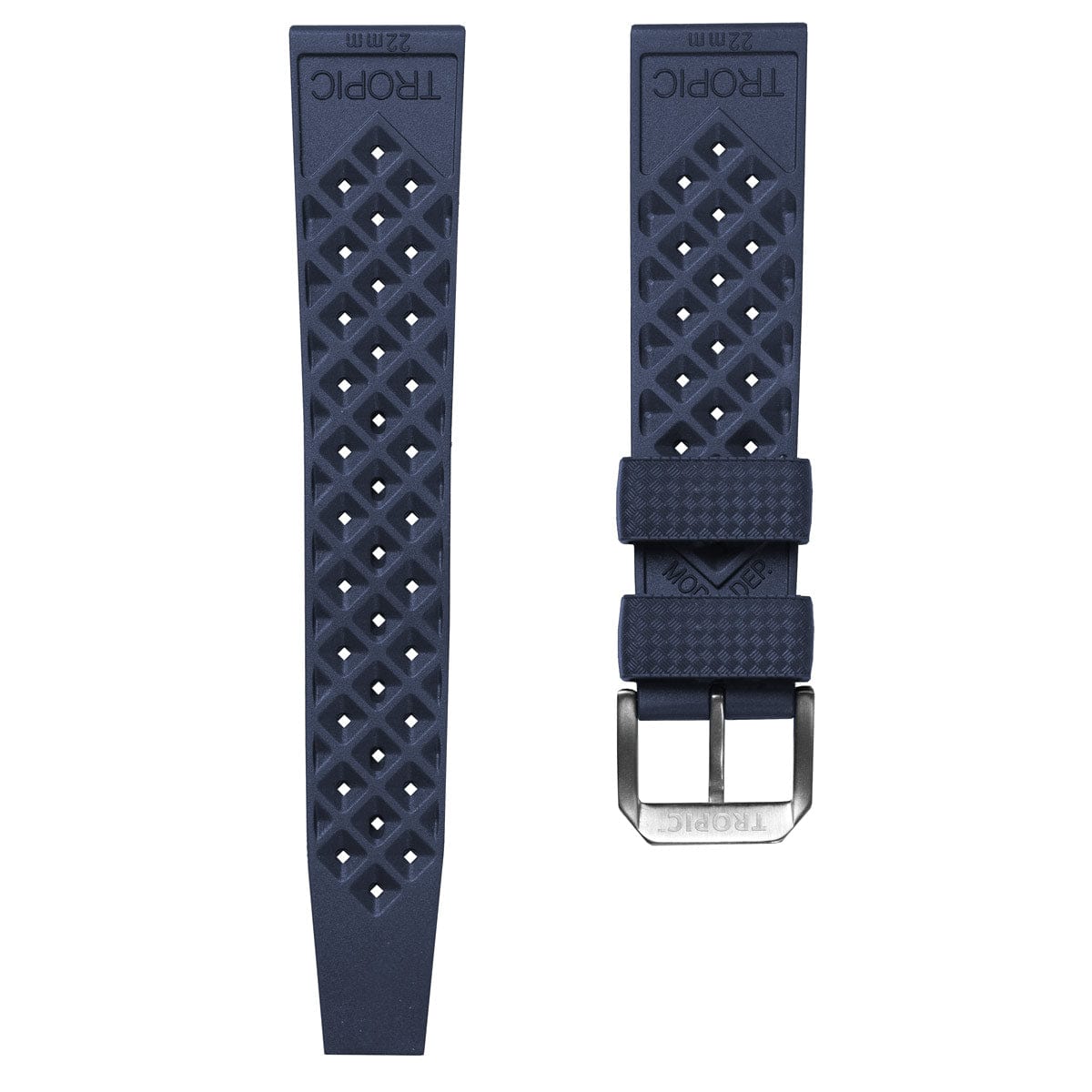Original TROPIC® Dive Watch Strap - Navy Blue | WatchGecko