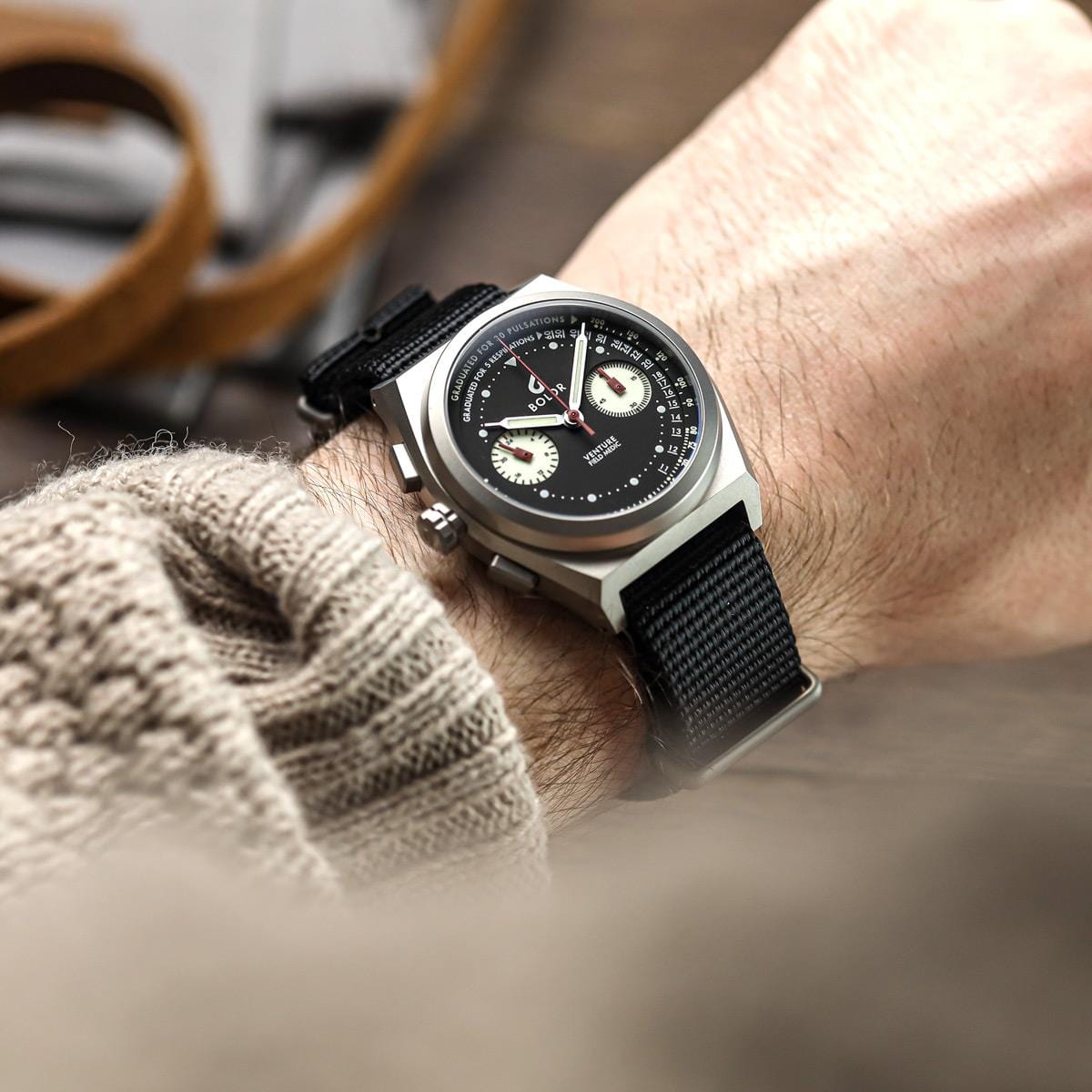 Boldr Venture Field Medic Chronograph Watch - Field Medic II Destro ...