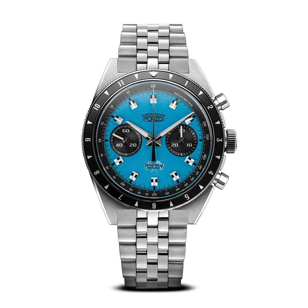 FORZO ST19 Drive King Mechanical Blue Dial SS-B02-B | WatchGecko